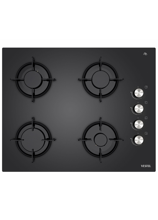 Eğik Siyah Buharlı Lightfry Set | Vestel